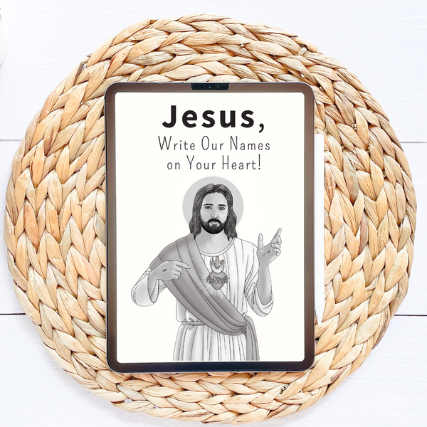 Write Our Name on Your Heart: Digital Copy (Family Consecration to the ...