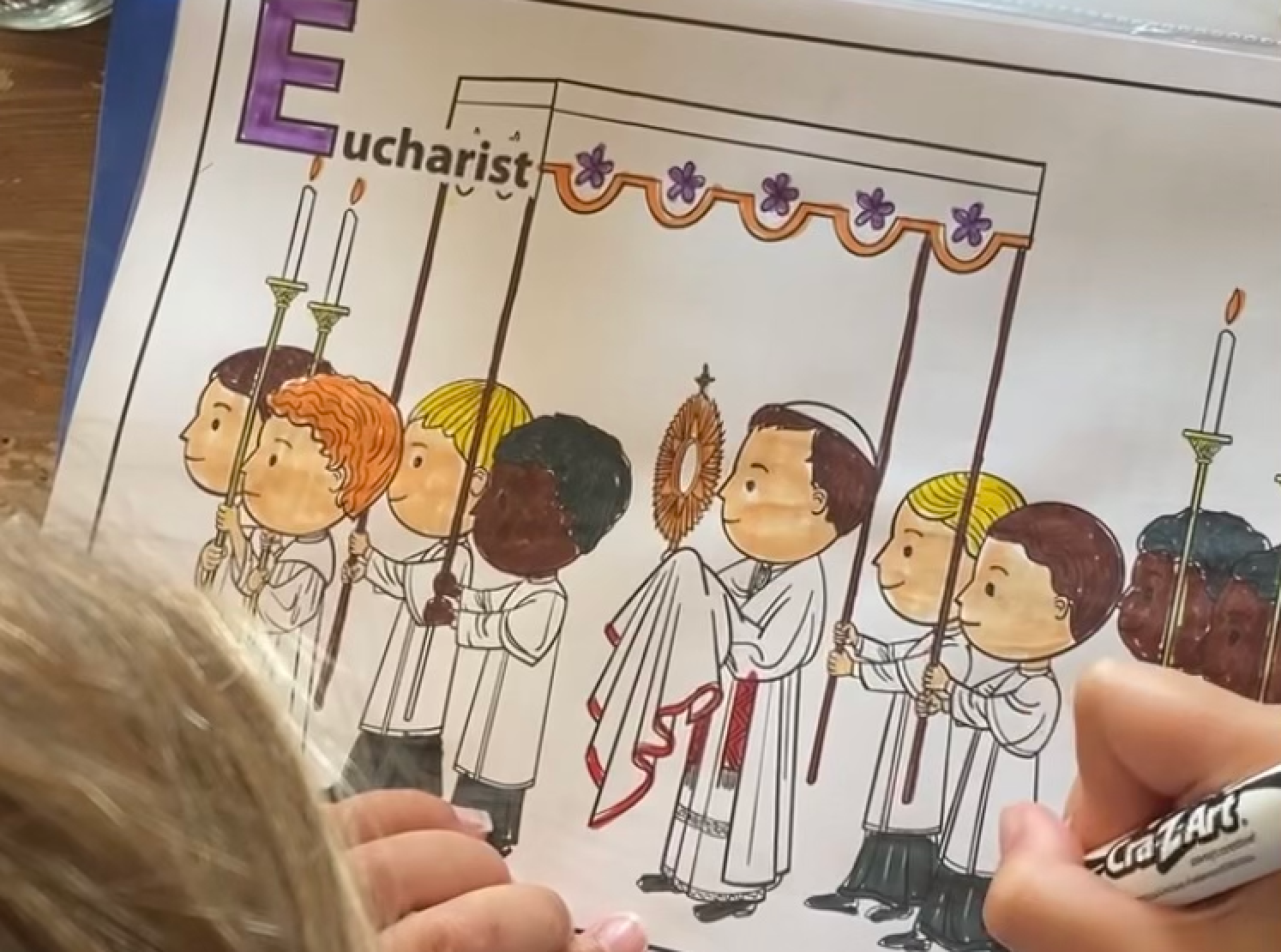 ABC's of the Catholic Faith Color Pages – Catholic Sprouts